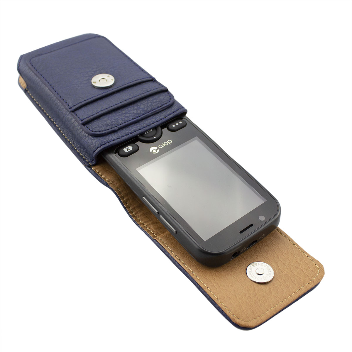 caseroxx Outdoor Case for Doro 7010 / 7011 in blue made of genuine ...