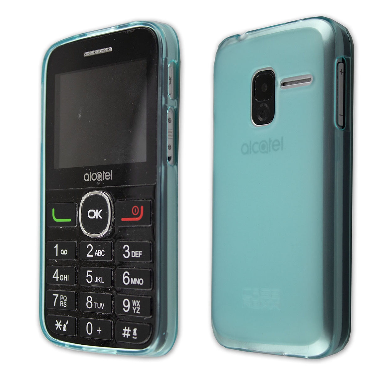 caseroxx TPU-Case for Alcatel 2008G in light blue made of TPU ...